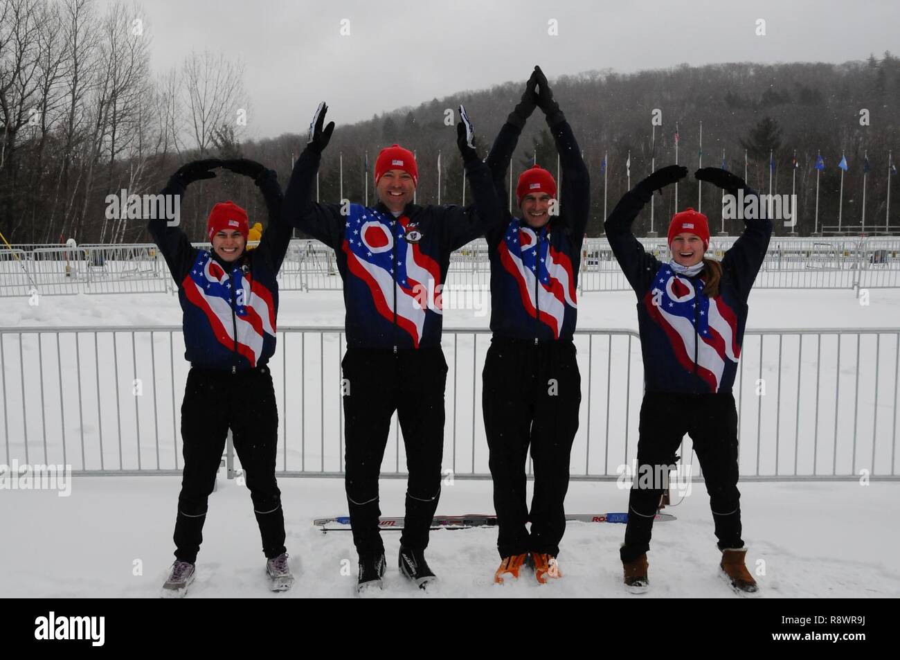 U.S. Army 1st Lt. Lauren Weber (from left), Lt Col. Dan Long, Chief ...