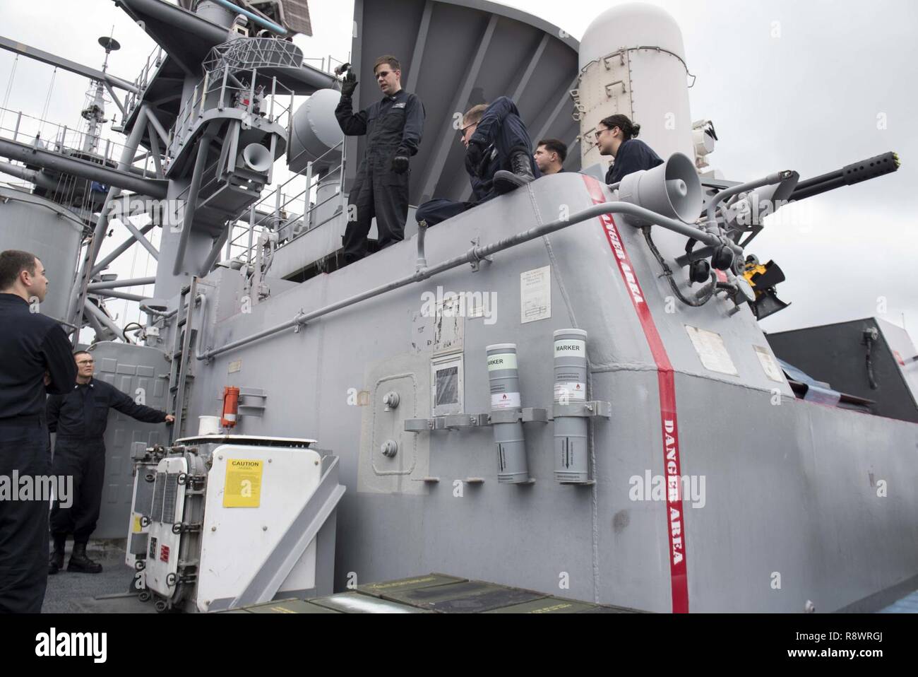 PHILIPPINE SEA (March 14, 2017) Fire Controlman 2nd Class Michael ...
