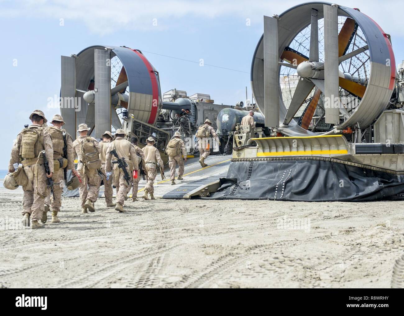 Royal marines beach landing craft hi-res stock photography and images ...