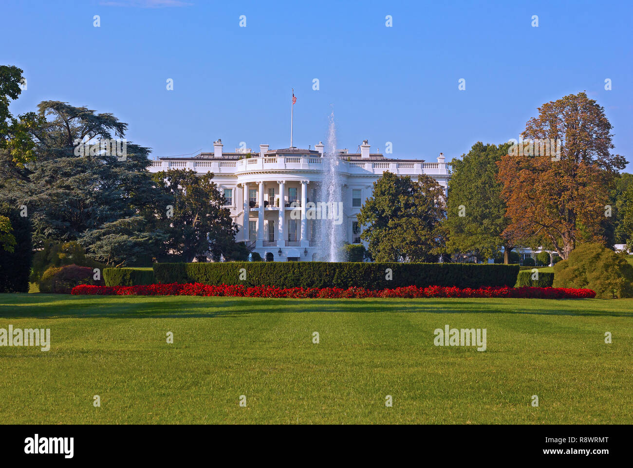 White house columns washington hi-res stock photography and images - Alamy