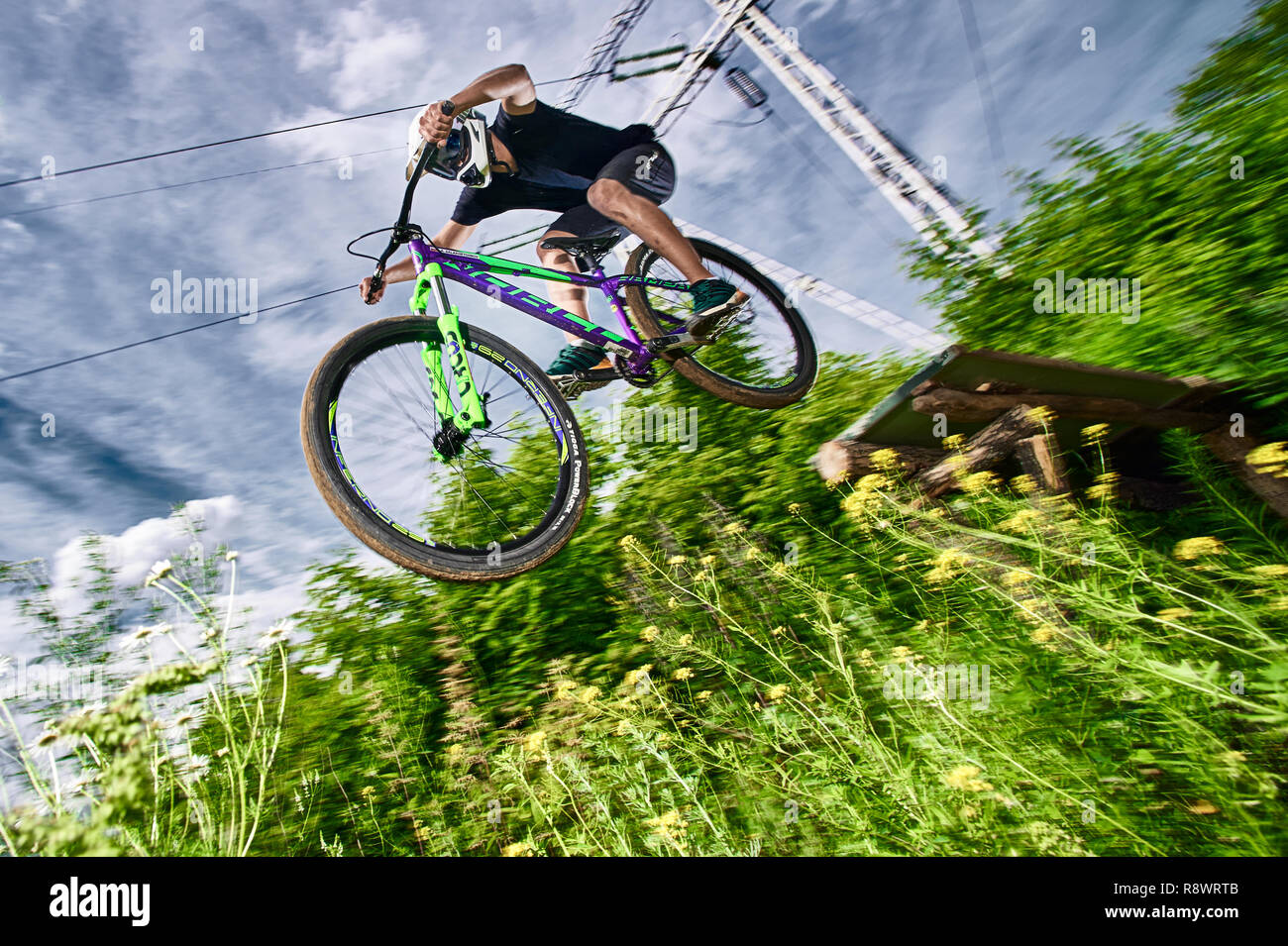 Biker step down hi-res stock photography and images - Alamy