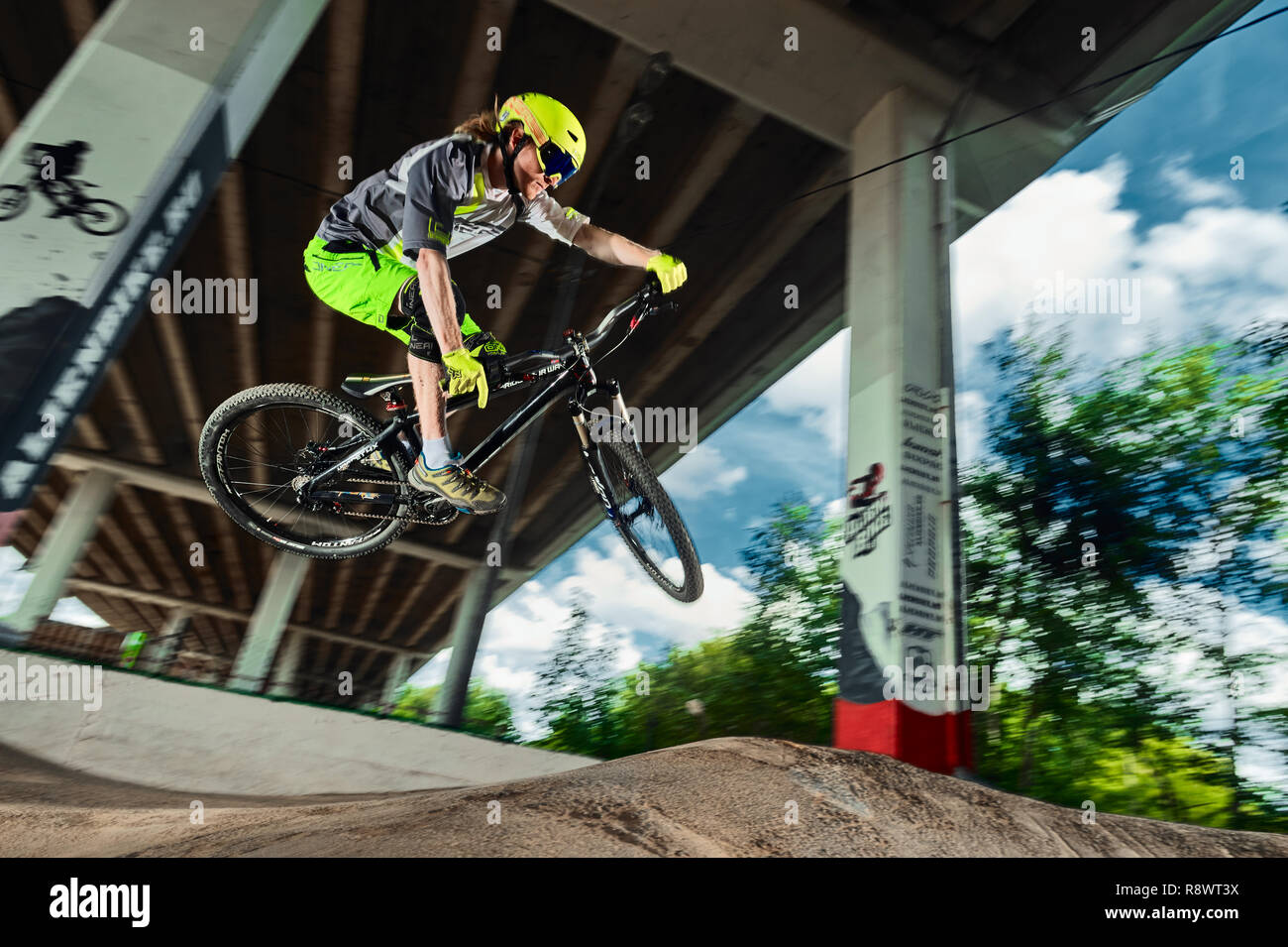 Biker step down hi-res stock photography and images - Alamy