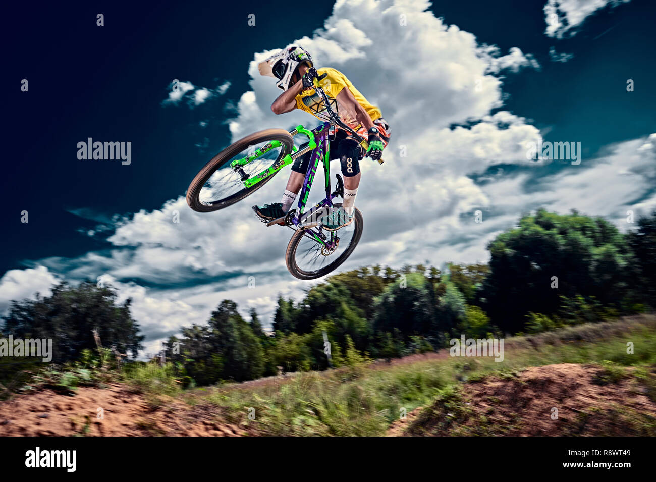 Biker step down hi-res stock photography and images - Alamy