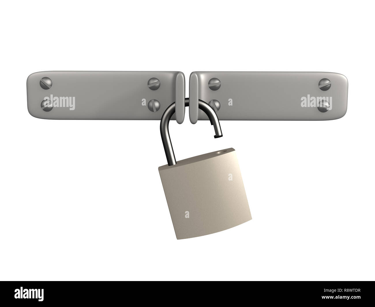 Metal padlock bolt locking hi-res stock photography and images - Alamy