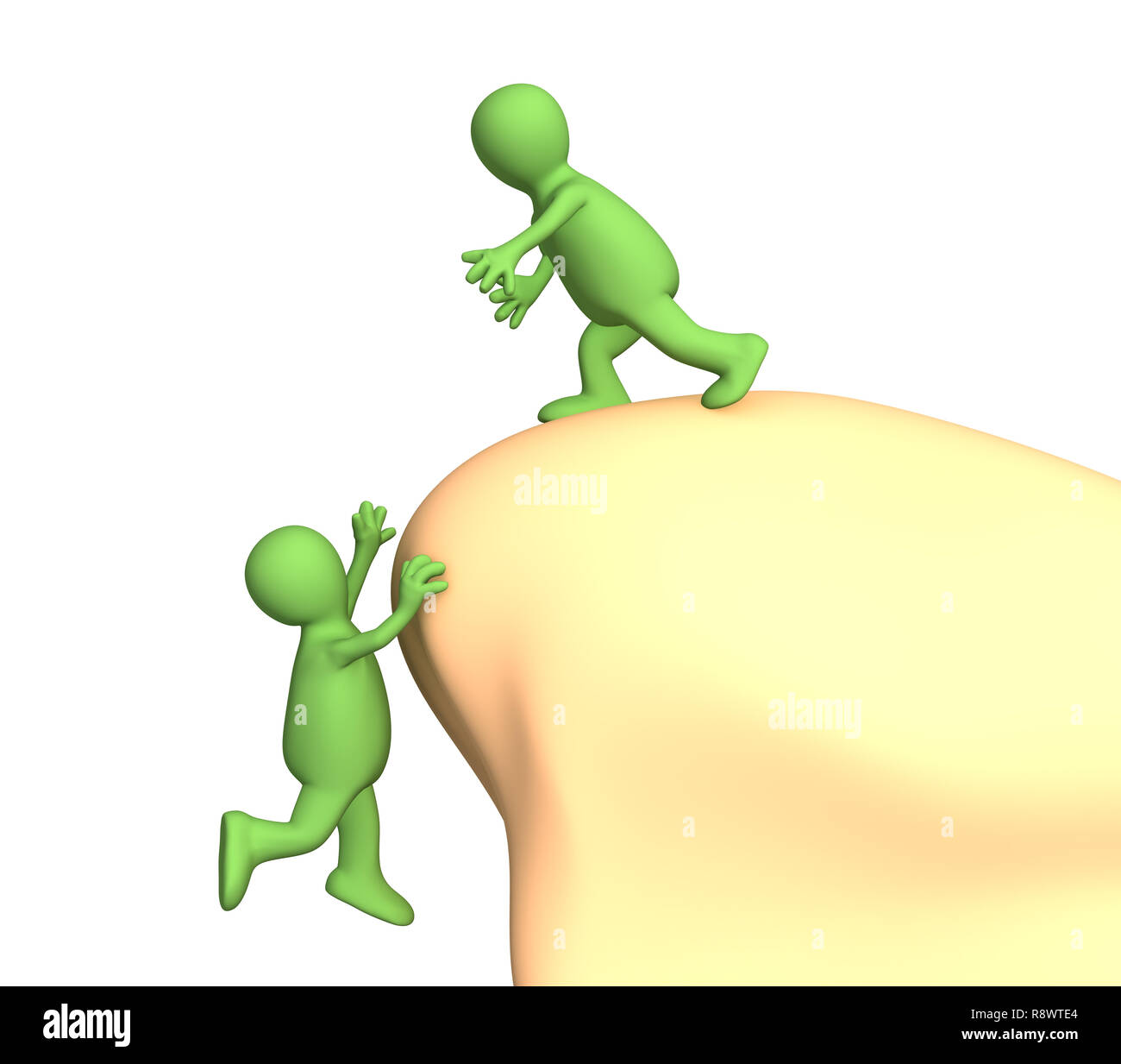 Person falling over cartoon hi-res stock photography and images - Alamy