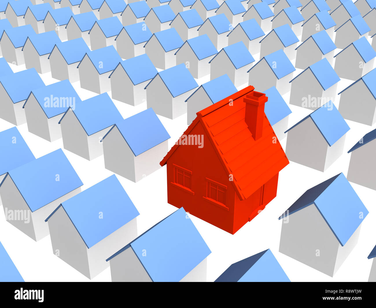 Equal houses hi-res stock photography and images - Alamy