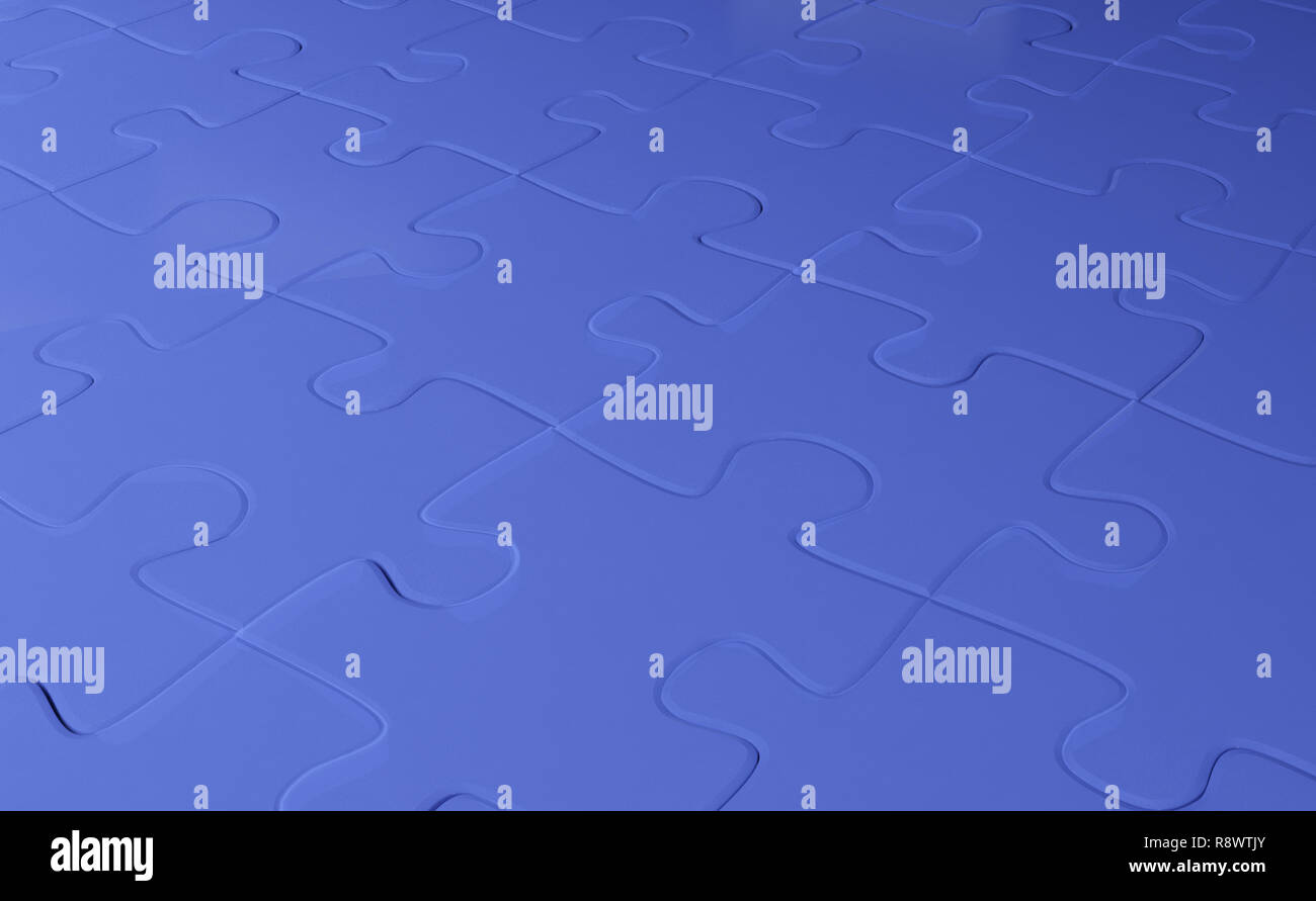 Abstract blue background from puzzle combined together Stock Photo - Alamy