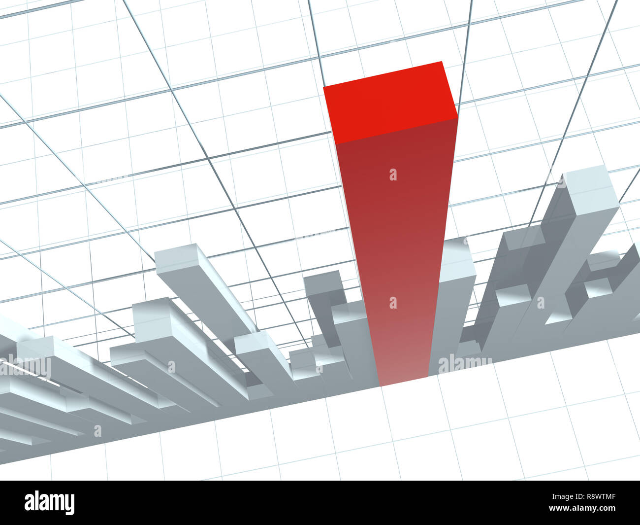 The 3d diagram, showing positive results Stock Photo - Alamy