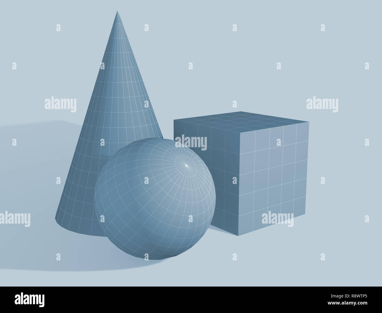 Study of geometric figures hi-res stock photography and images - Alamy