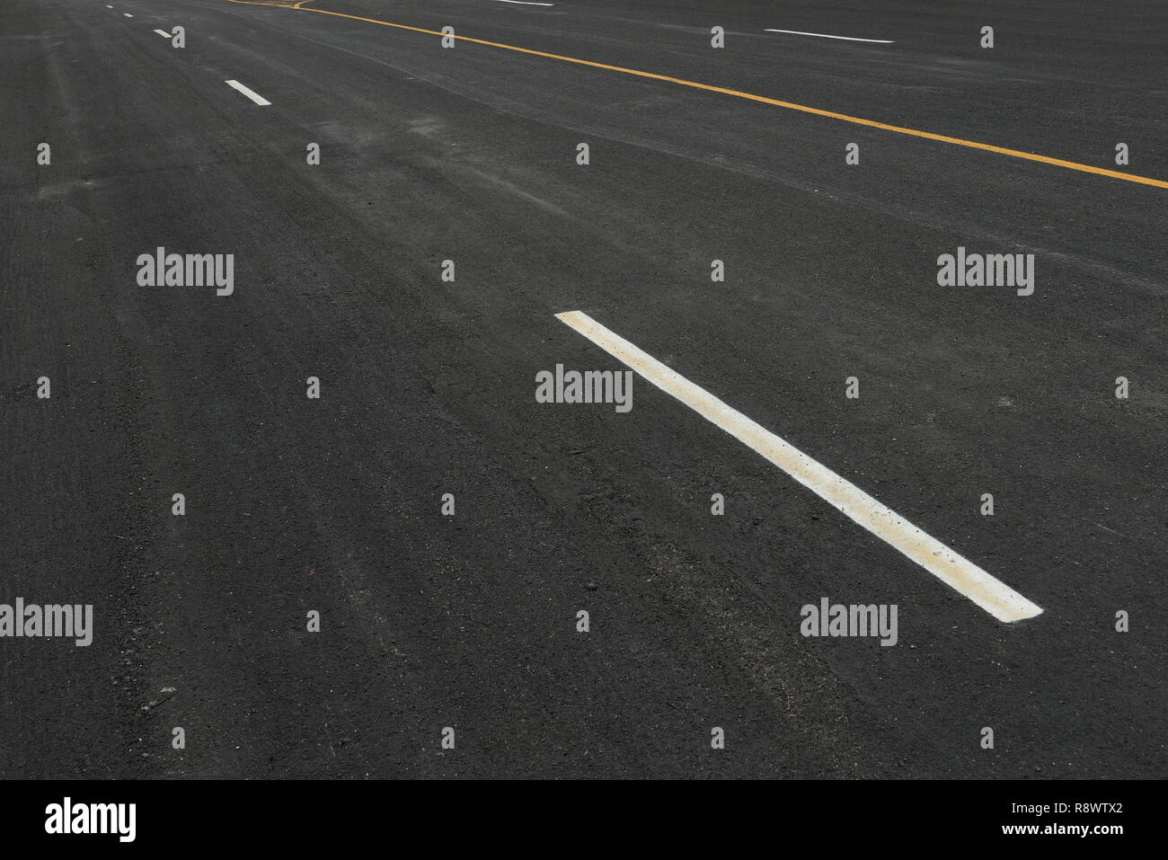 New road, surface a new asphalt road way Stock Photo - Alamy