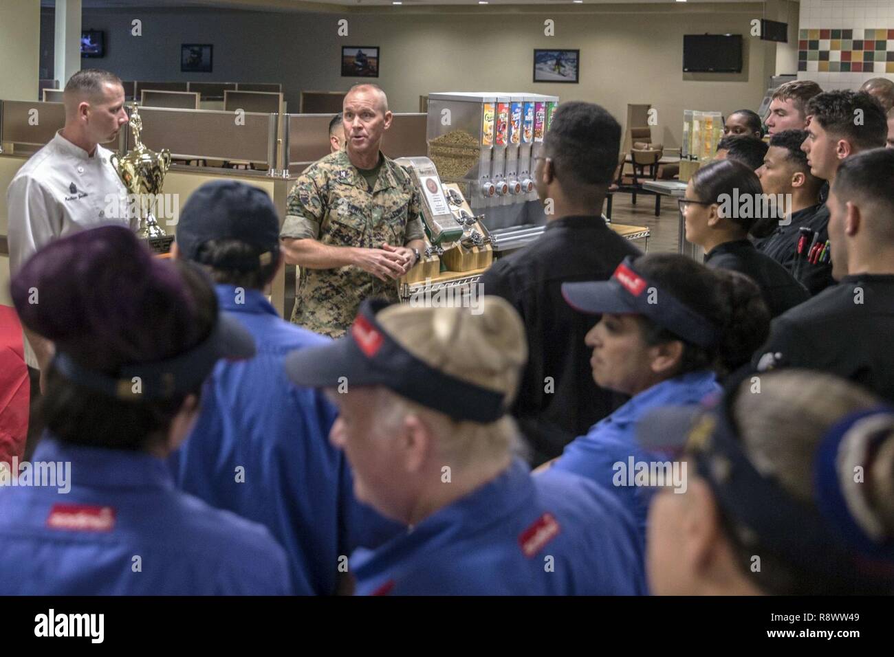 Best chow hall in the marine corps award hi-res stock photography and ...
