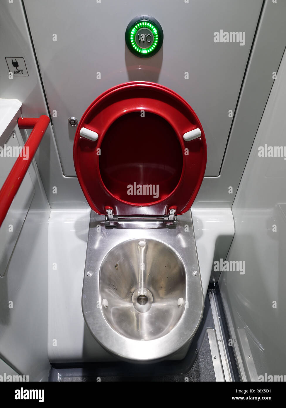 Train restroom hi-res stock photography and images - Alamy