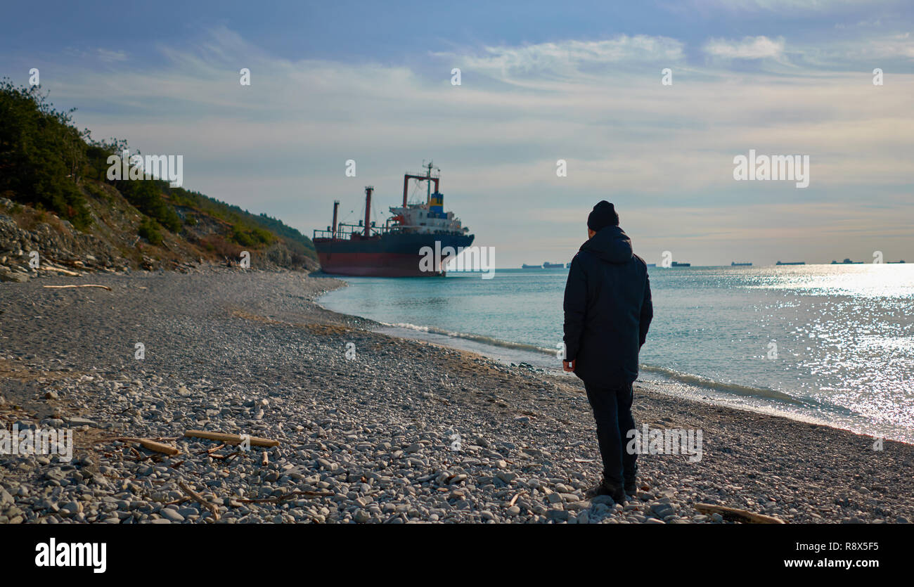 Man container ship hi-res stock photography and images - Alamy