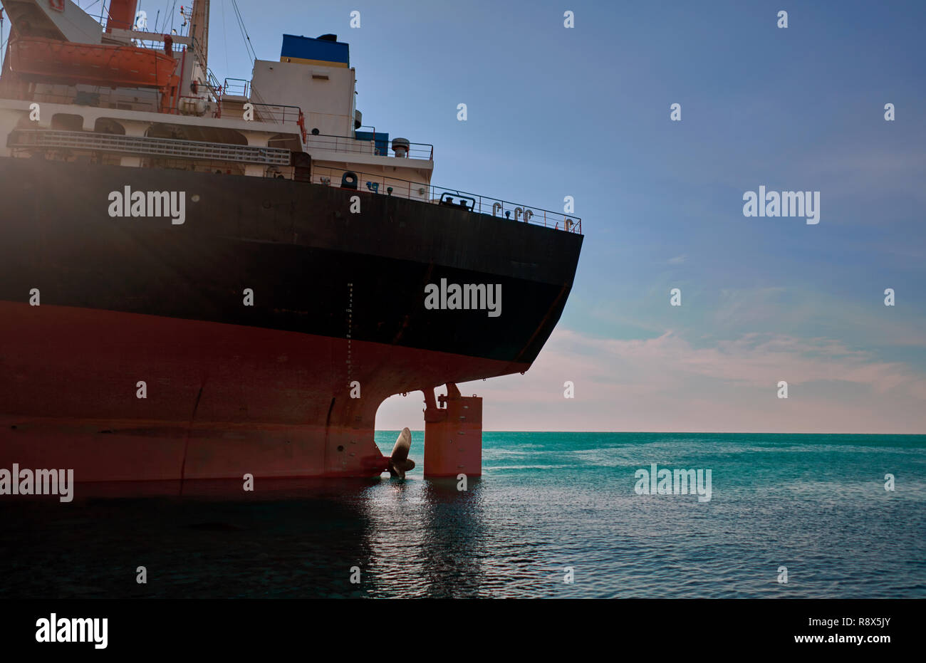 cargo ship stranded Stock Photo - Alamy