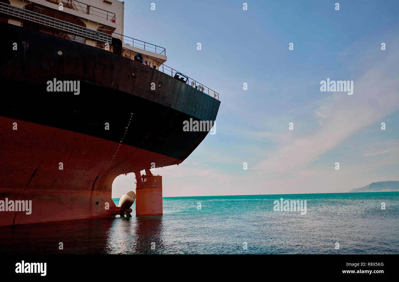 cargo ship stranded Stock Photo - Alamy