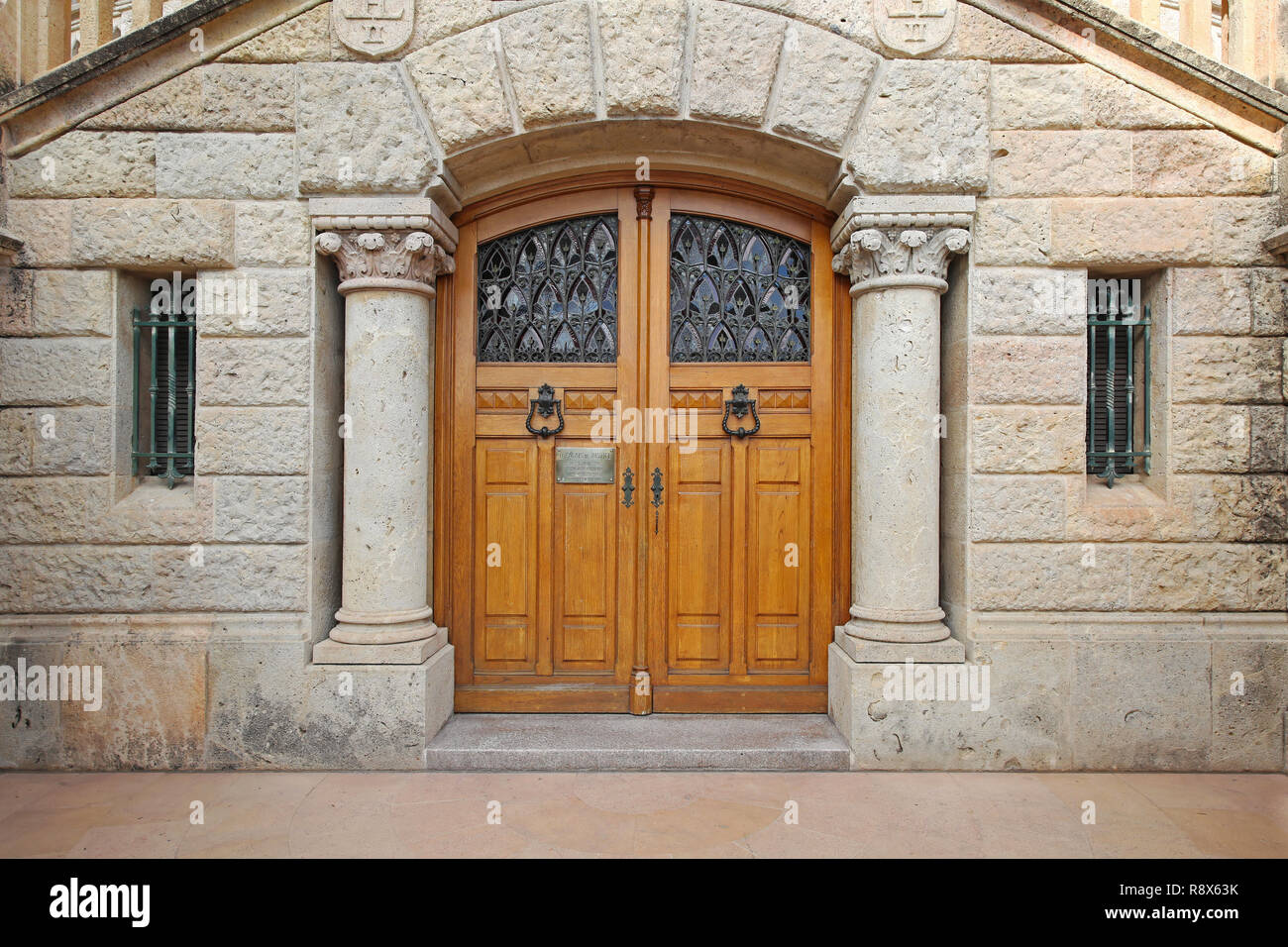 MONTE CARLO, MONACO - JANUARY 18: Palais de Justice in Monte Carlo on ...