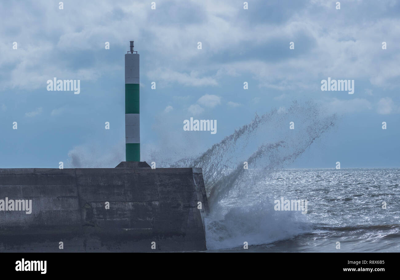Aberystwyth lighthouse hi-res stock photography and images - Alamy
