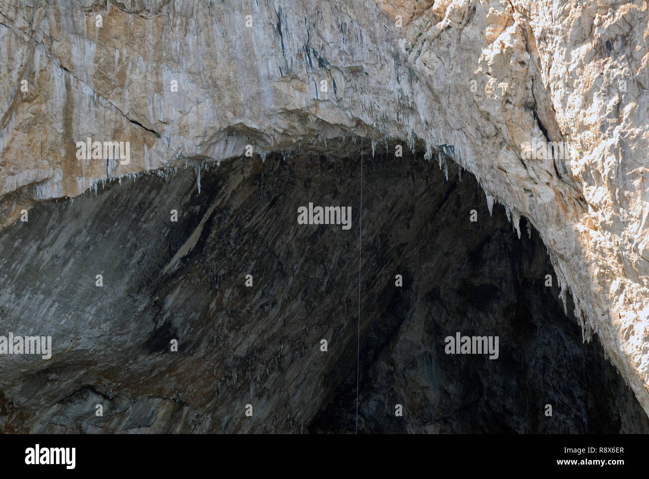 The Cave of the Colombi also called cave of the pigeons, located on the ...