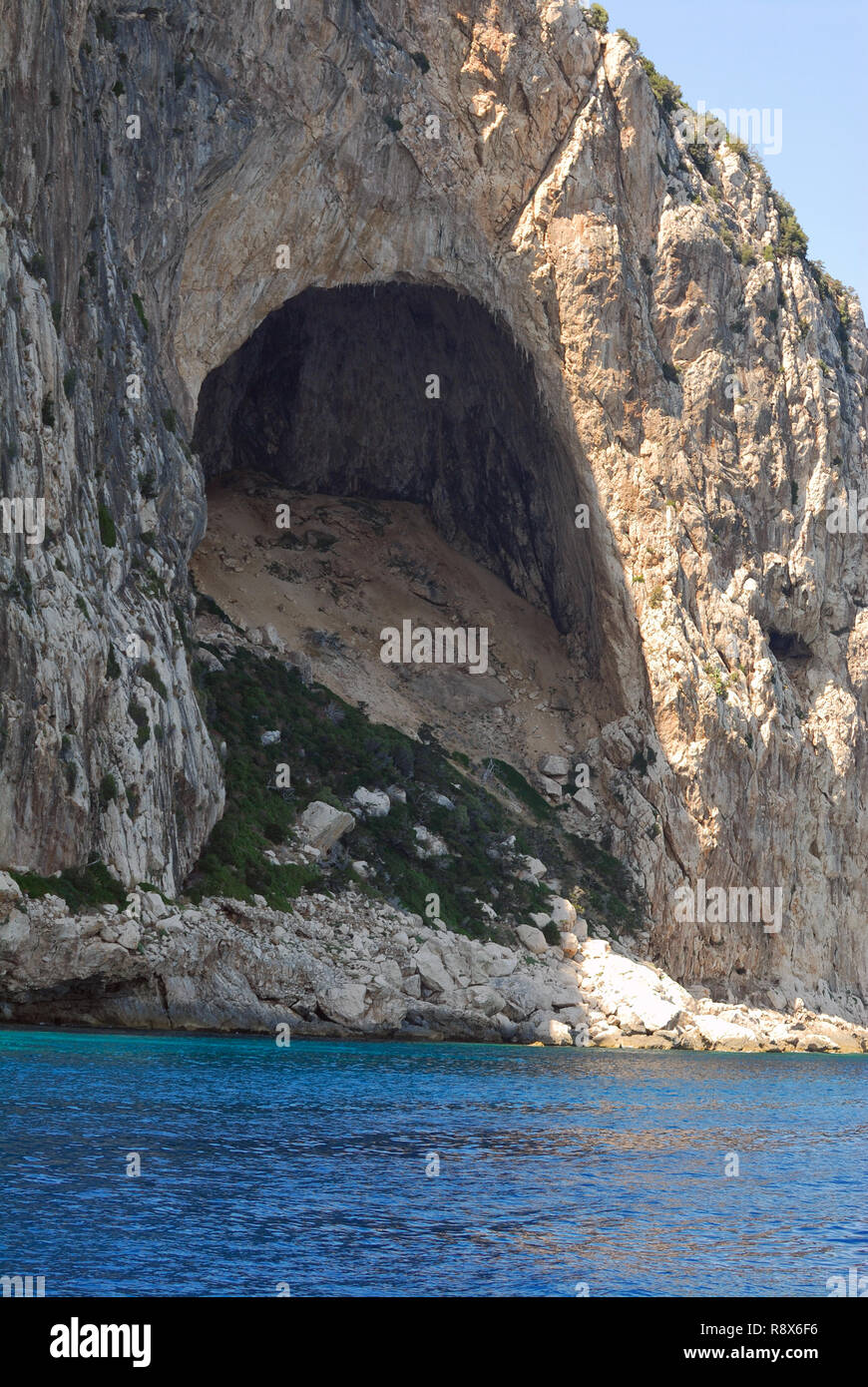 The Cave of the Colombi also called cave of the pigeons, located on the ...
