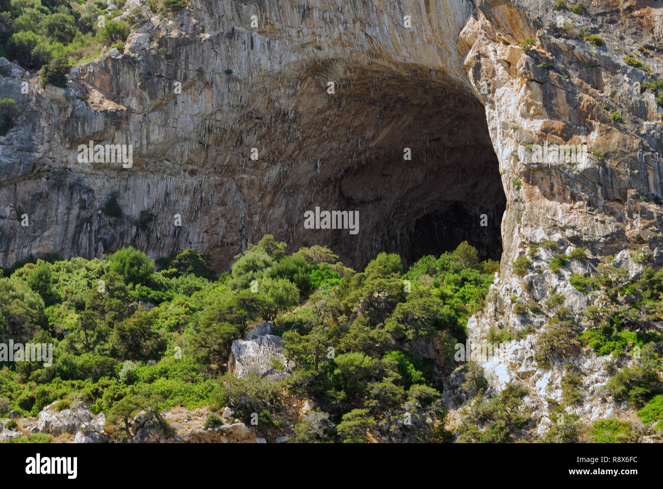 The Cave of the Colombi also called cave of the pigeons, located on the ...