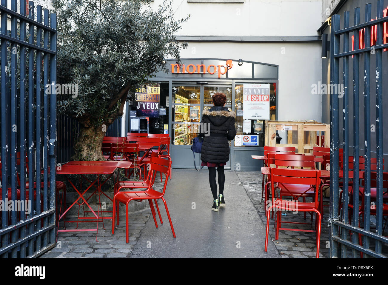 Monoprix supermarket convenience store - Le Marais - Paris - France ...