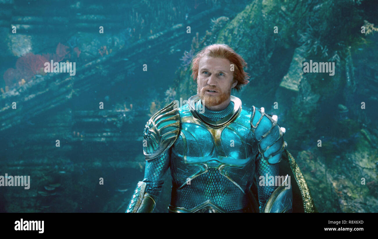 AQUAMAN, Dolph Lundgren as King Nereus, 2018. © Warner Bros./courtesy ...