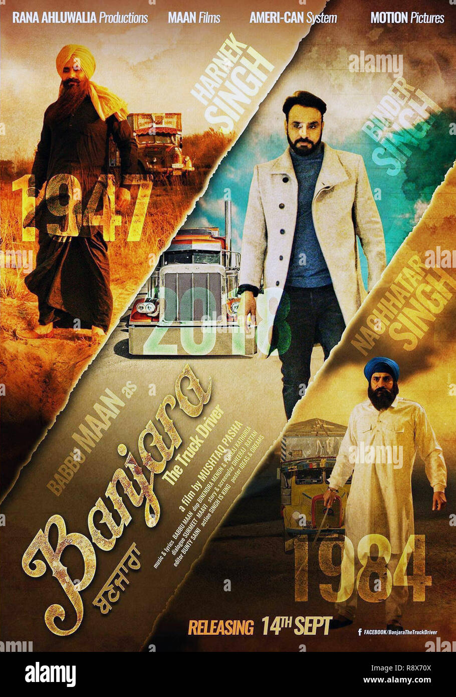 BANJARA: THE TRUCK DRIVER, Indian poster, Babbu Mann, 2018. © Globe ...