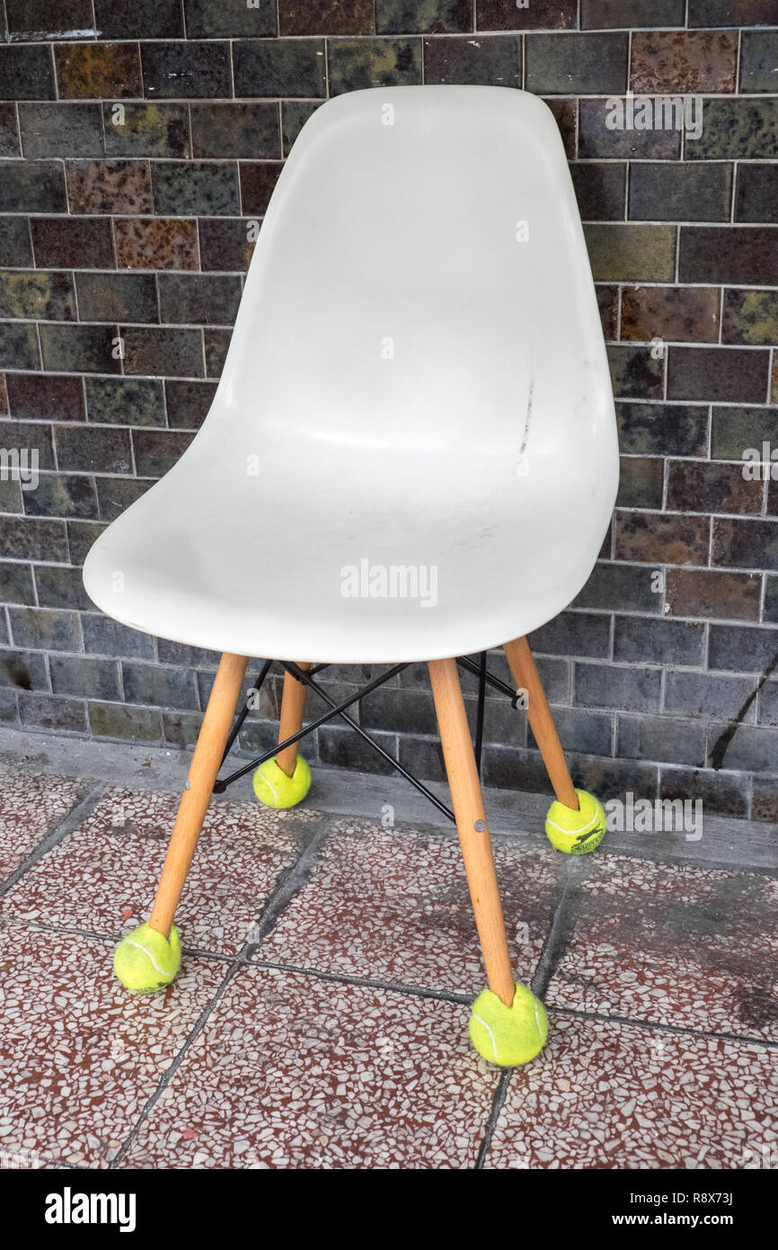 Clever,idea,use,of,tennis,balls,to,reduce,sound,increase,comfort,of ...