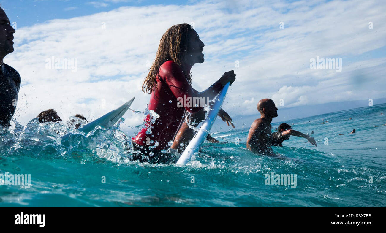MOMENTUM GENERATION, Rob Machado (center, red shirt), 2018. © HBO ...