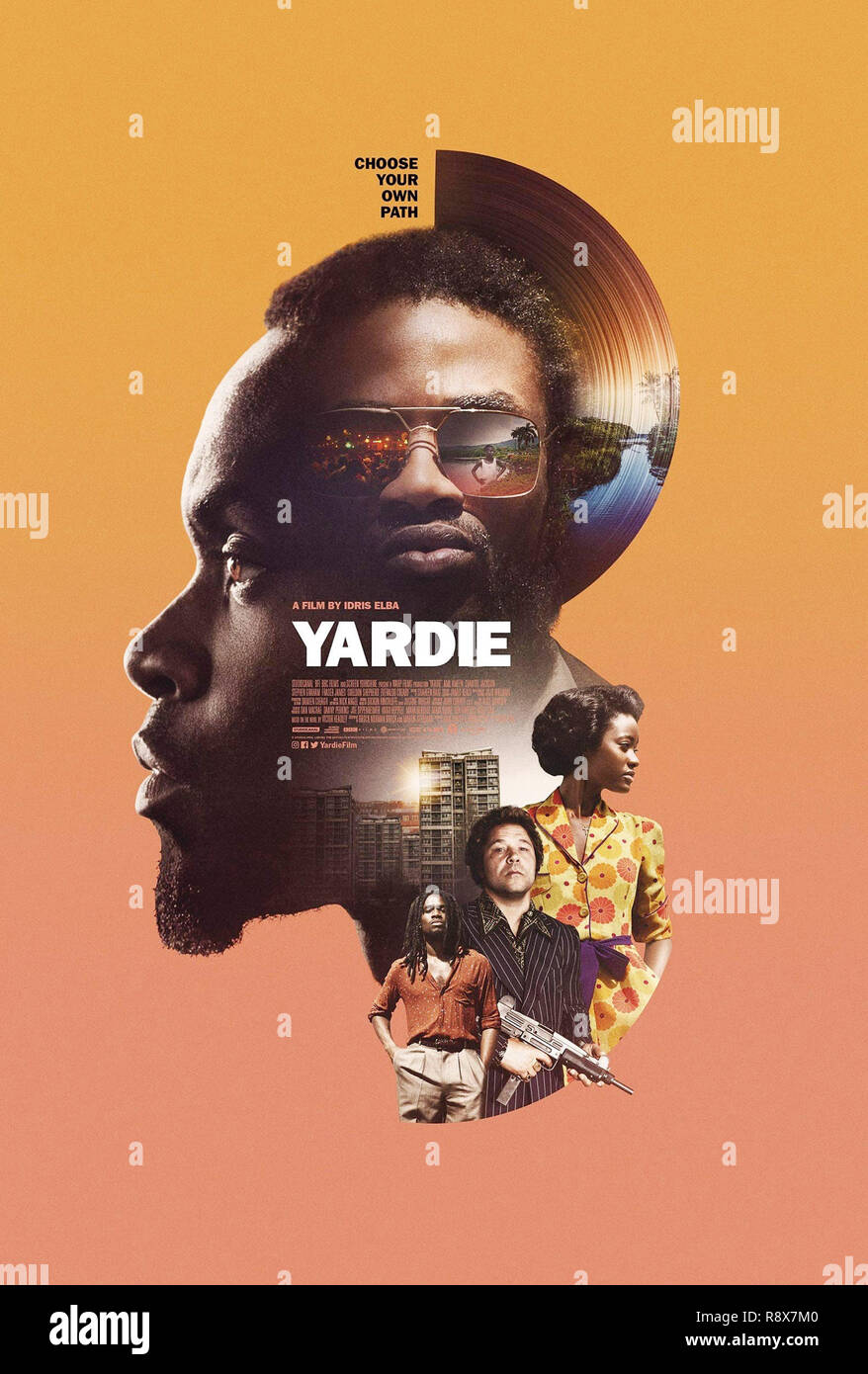 YARDIE, British poster, CW from top: Sheldon Shepherd, Shantol Jackson ...