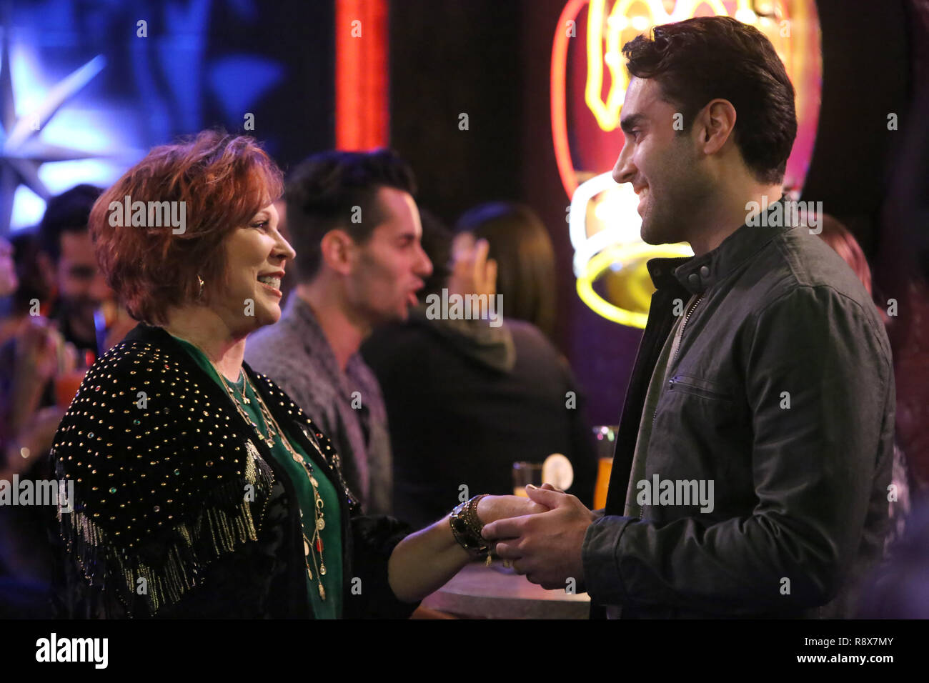 THE COOL KIDS, from left: Vicki Lawrence, AJ Castro, 'Margaret Turns 65 ...