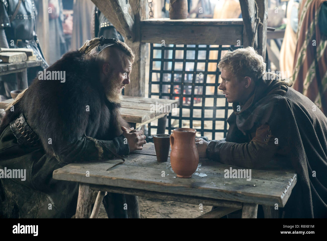 VIKINGS, from left: Alexander Ludwig, Dean Ridge, 'A New God', (Season ...