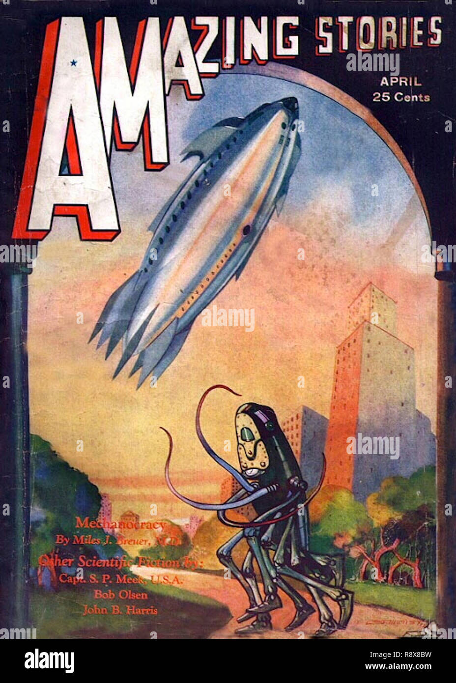 Amazing Stories Vol 7 # 1 April 1932 Stock Photo - Alamy
