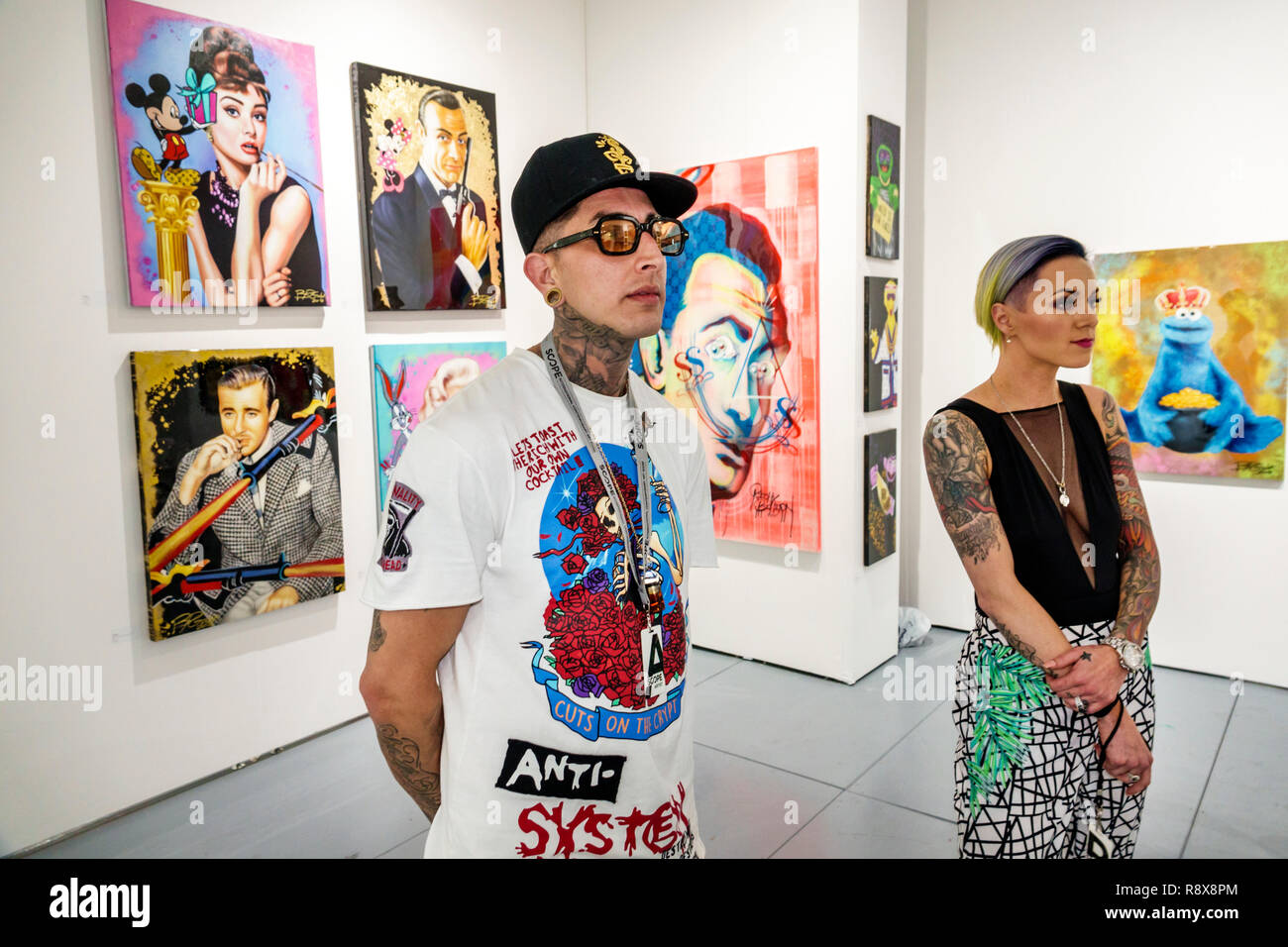 Miami Beach Florida,Art Basel Weekend annual event,Scope International Contemporary Art Show ...