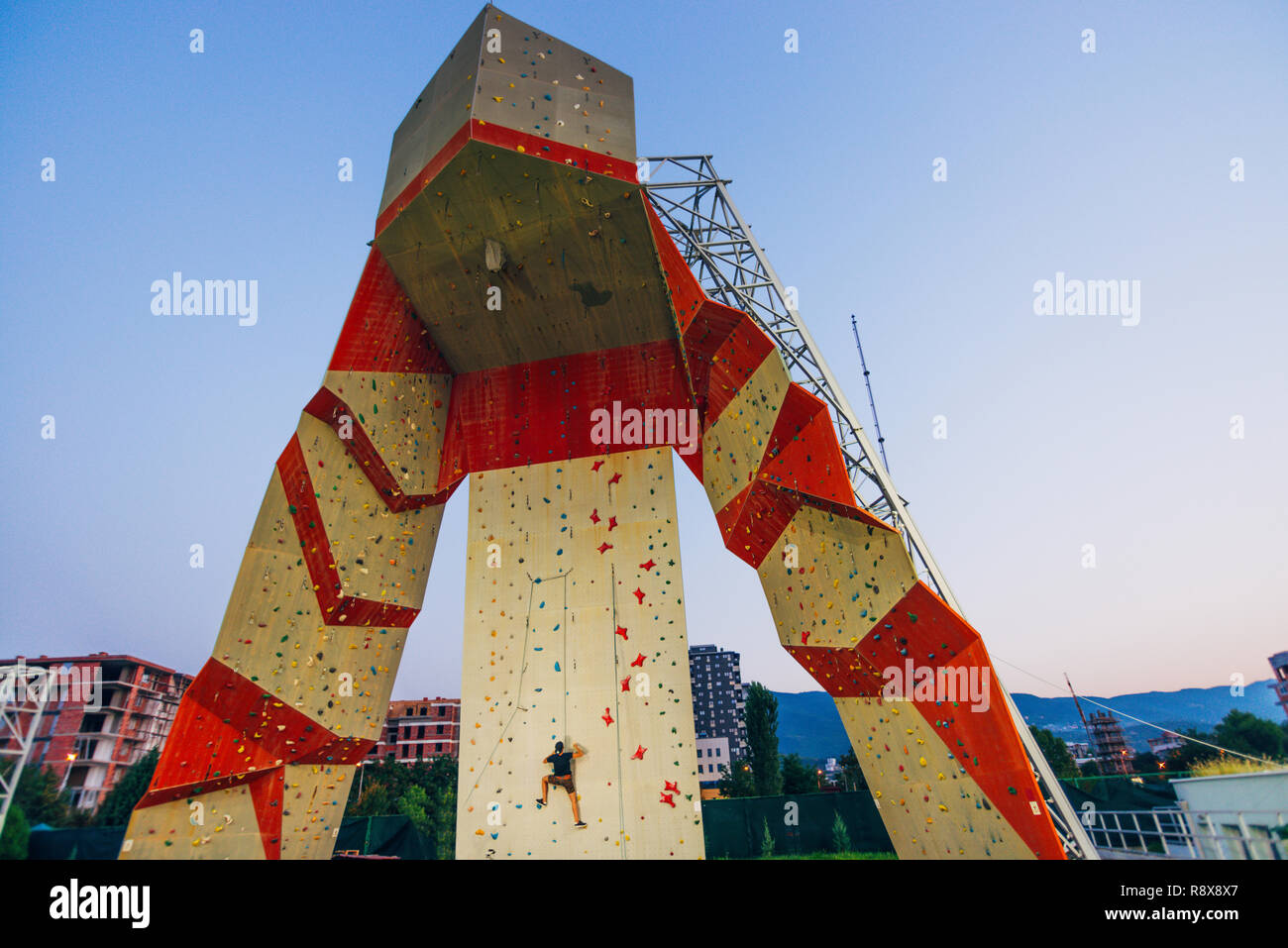 Belaying a climber indoor hi-res stock photography and images - Alamy