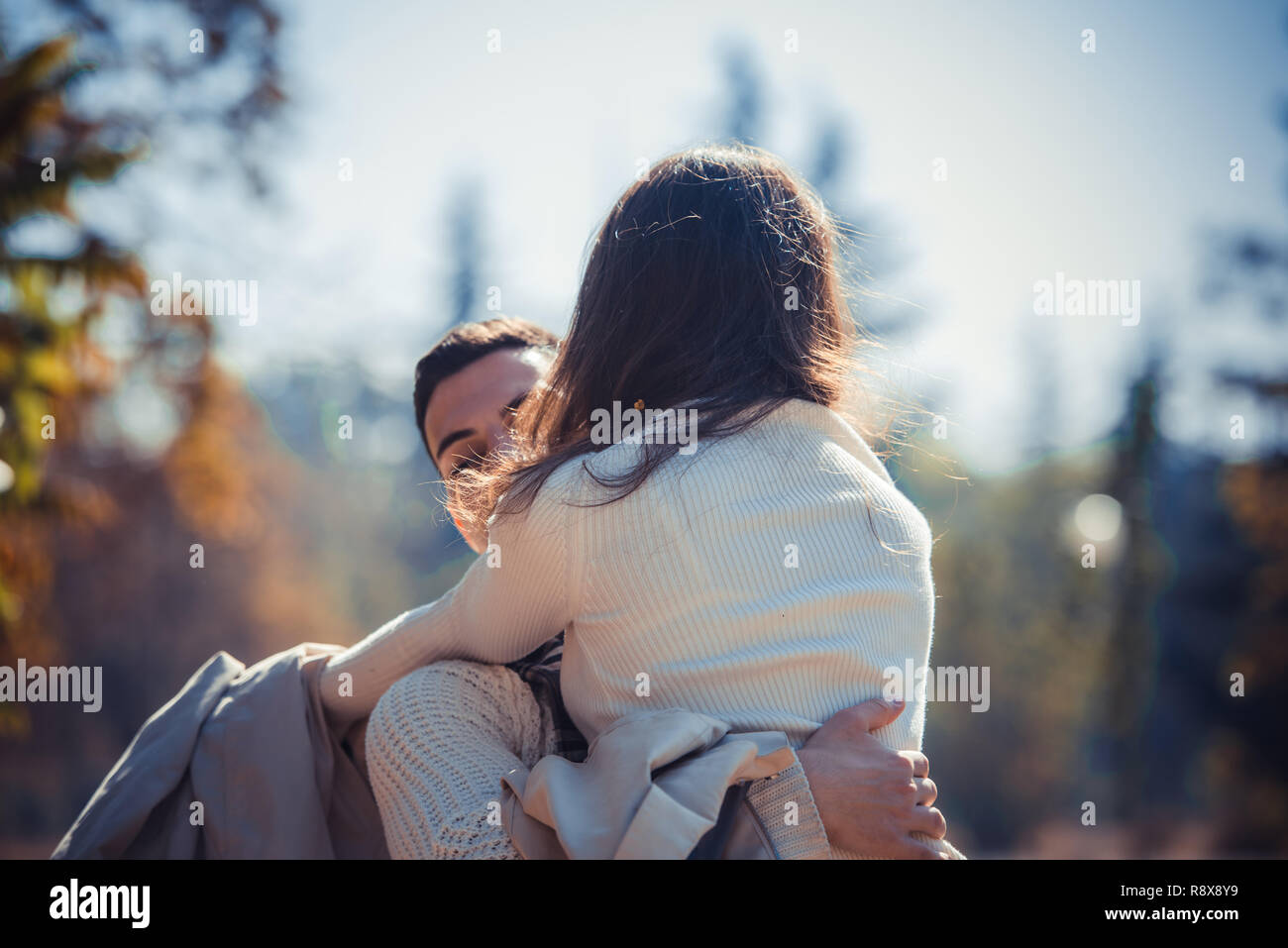 Cute Hugging Couple Images