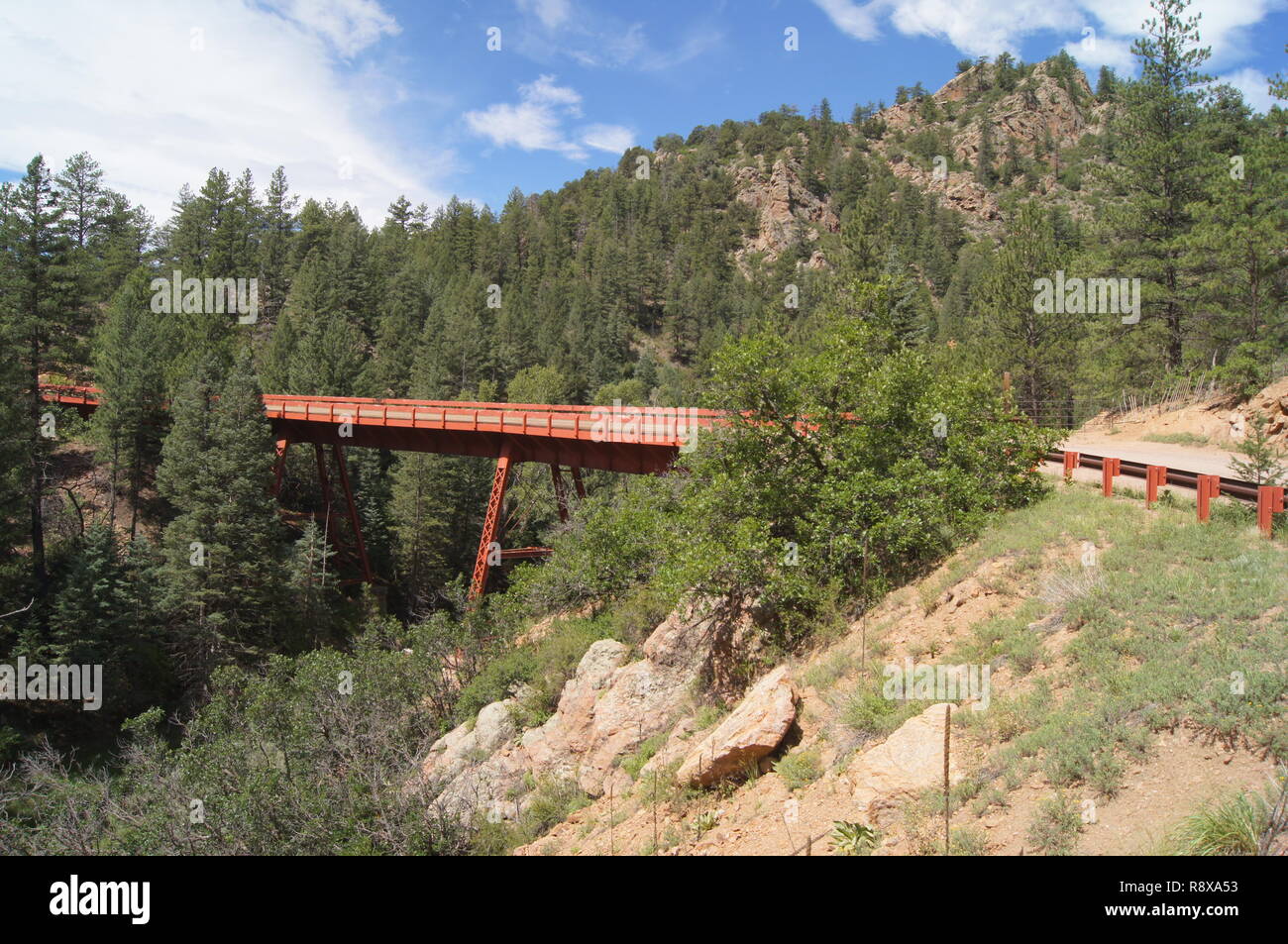 Bridge over ravine hi-res stock photography and images - Alamy