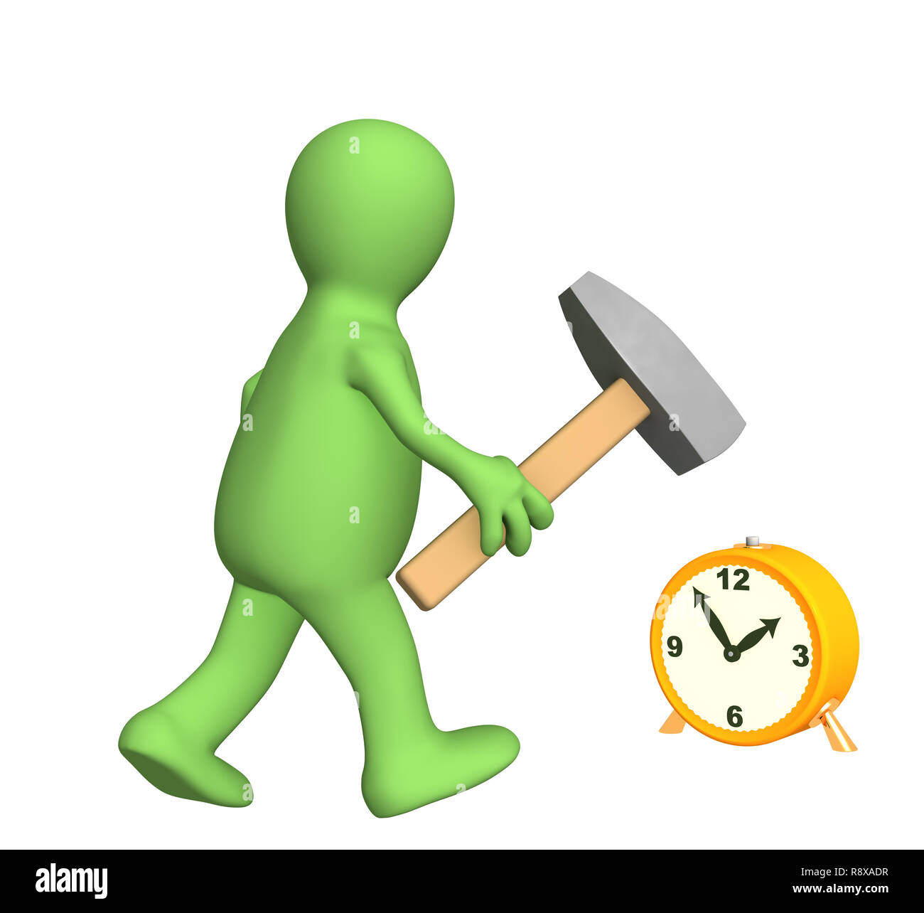 Person With Hammer Cartoon High Resolution Stock Photography and Images ...