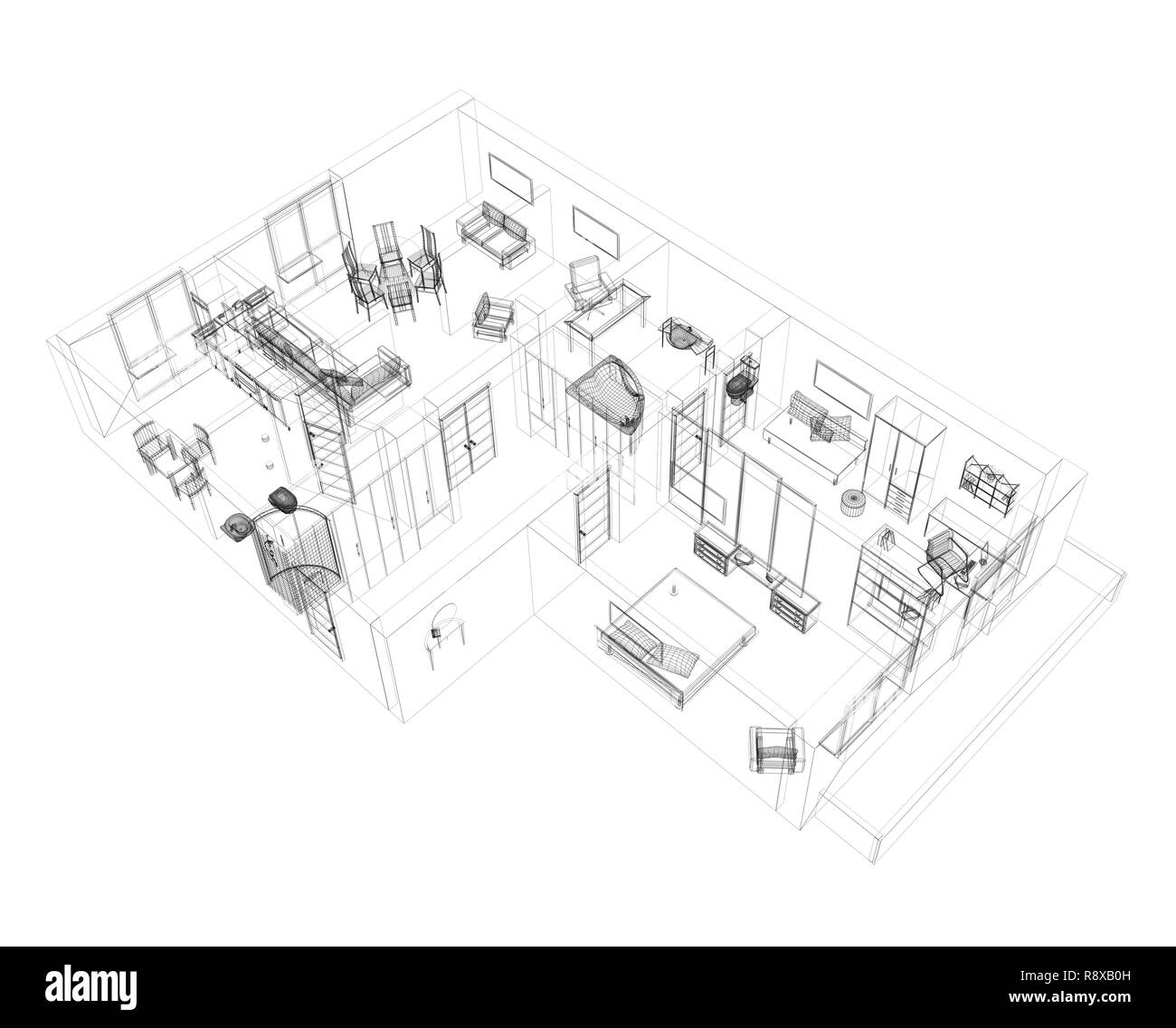 Wire room Cut Out Stock Images & Pictures - Alamy