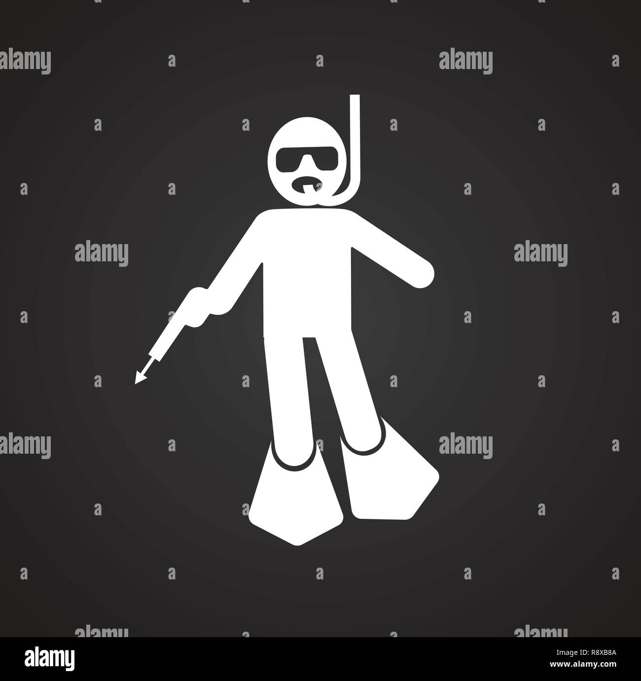 Freedive Stock Vector Images - Alamy