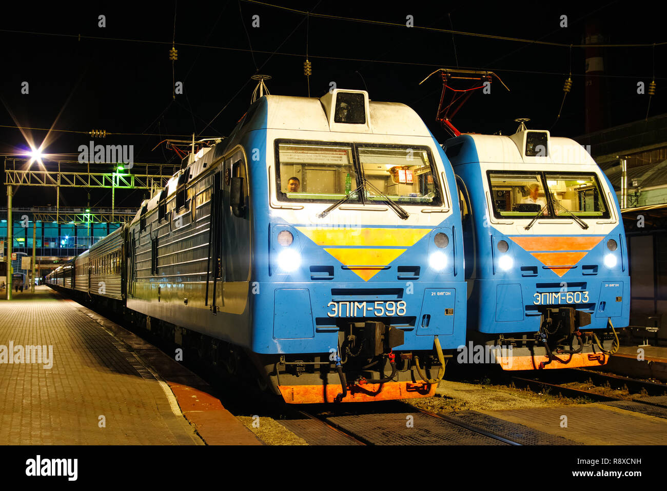 Soviet freight train diesel locomotive hi-res stock photography and ...