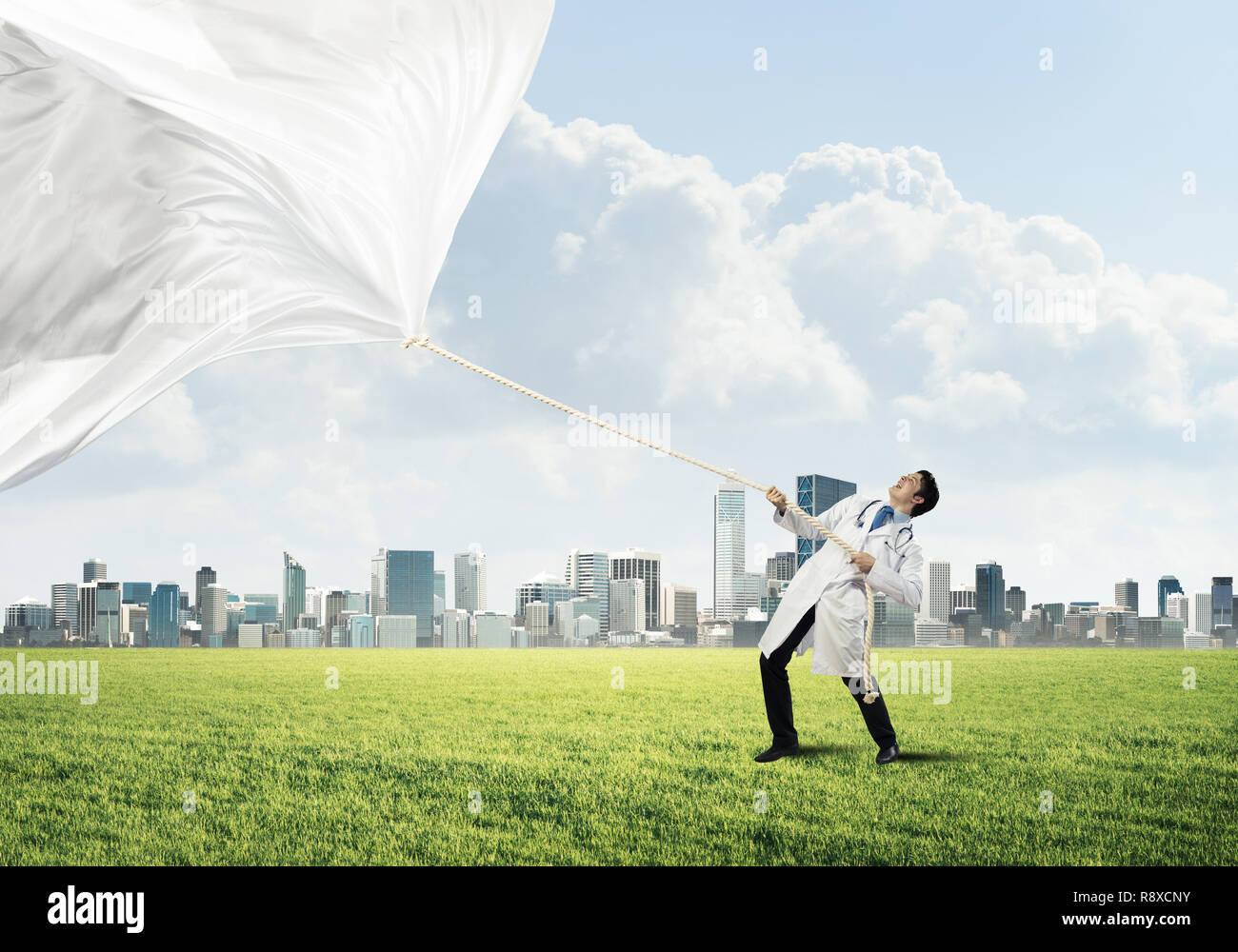 Medical advertisement concept Stock Photo - Alamy