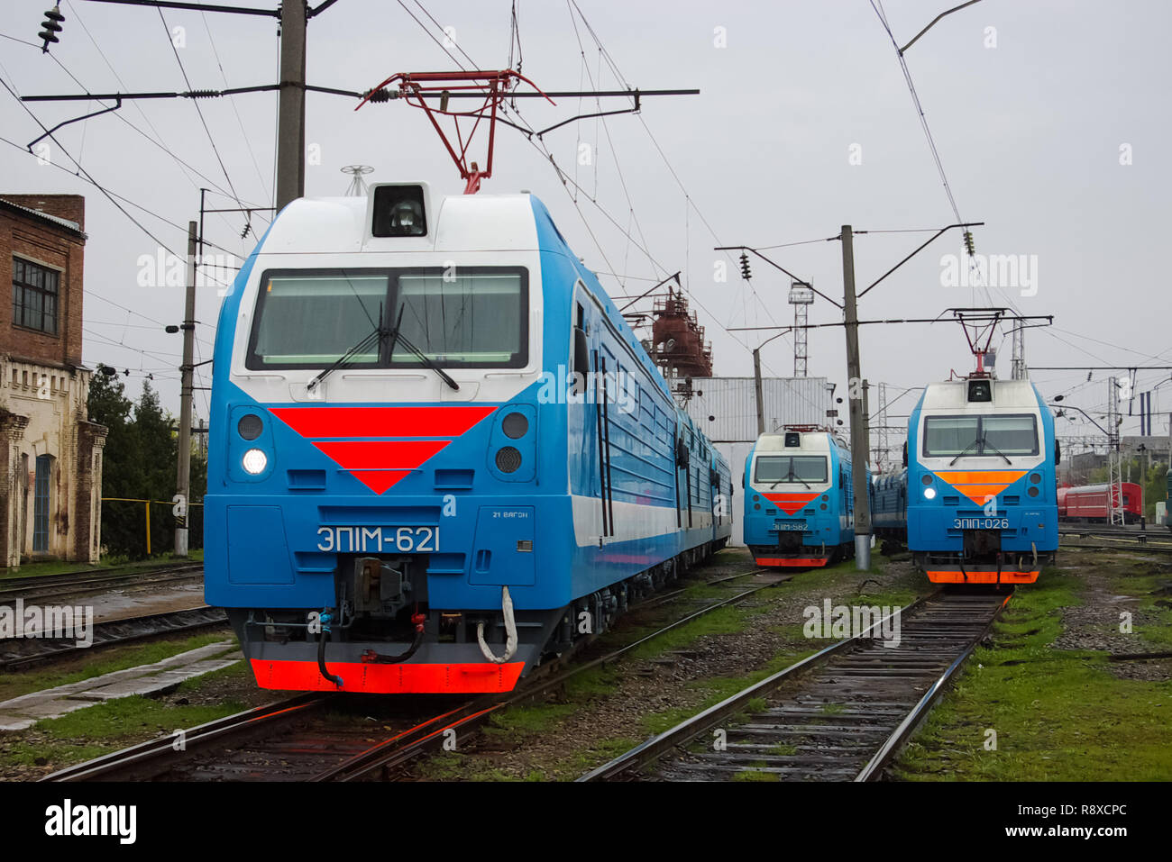 Traction motor of electric locomotive hi-res stock photography and ...