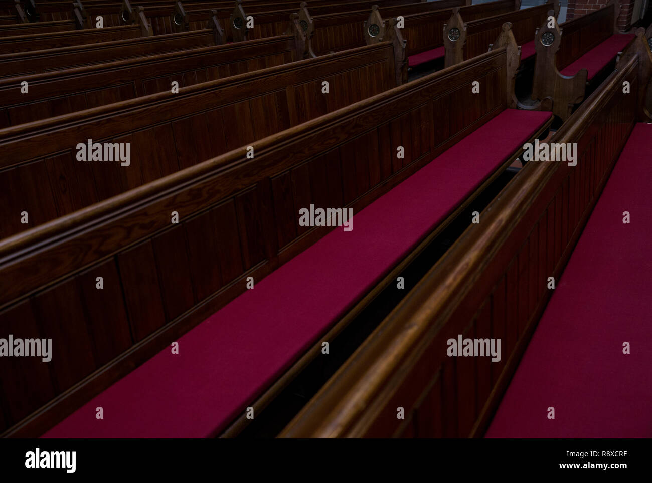 Empty pews in a church in Berlin, Germany Stock Photo - Alamy