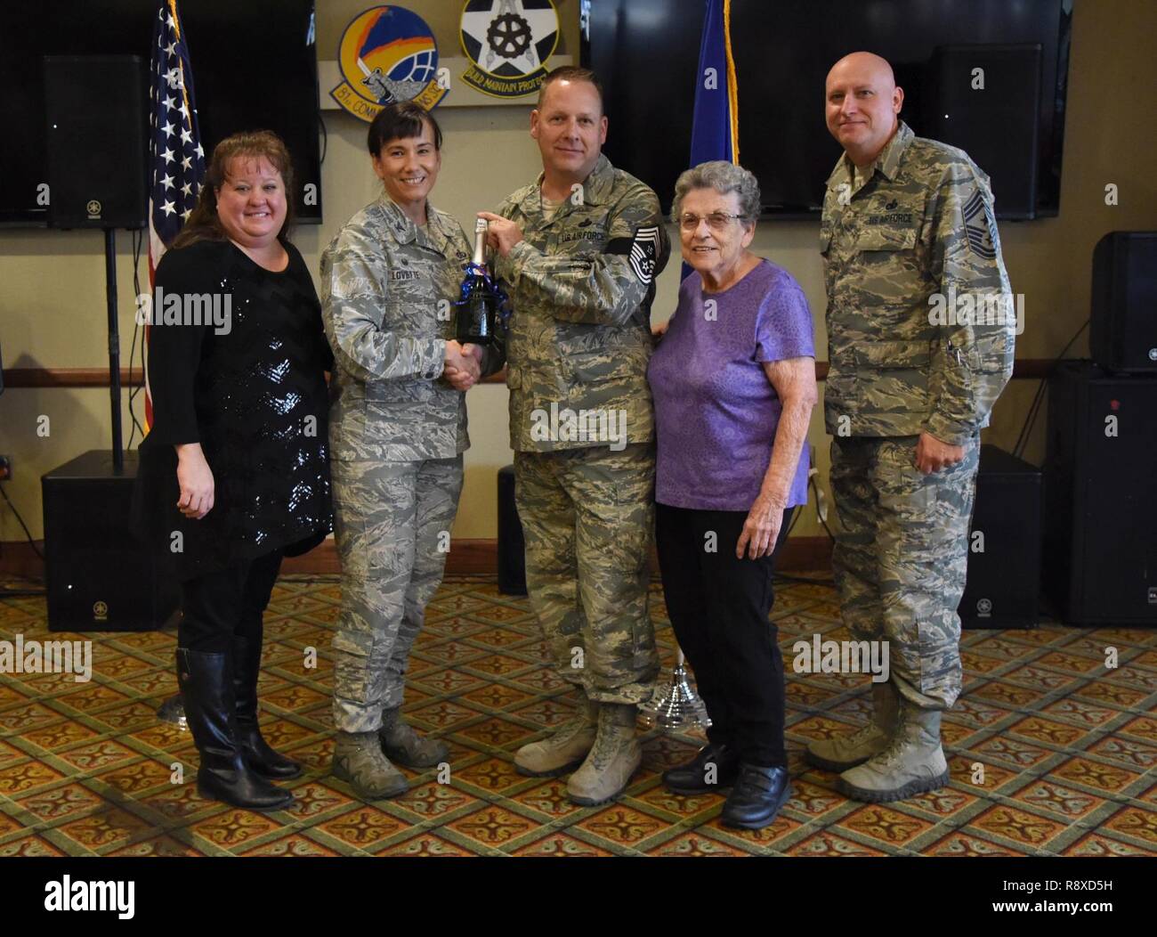 Chief master sergeant promotion hi-res stock photography and images - Alamy