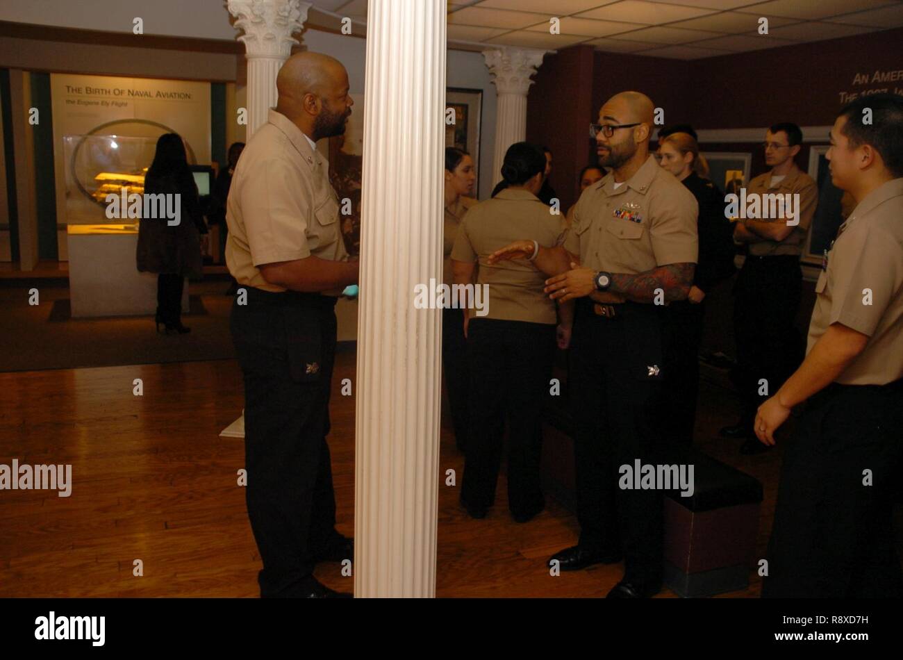 The Hampton Roads Naval Museum proudly hosted a re-enlistment in their ...
