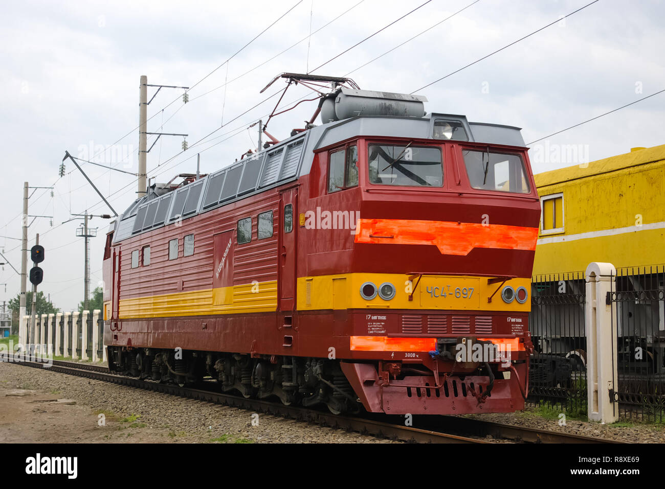 Traction motor of electric locomotive hi-res stock photography and ...