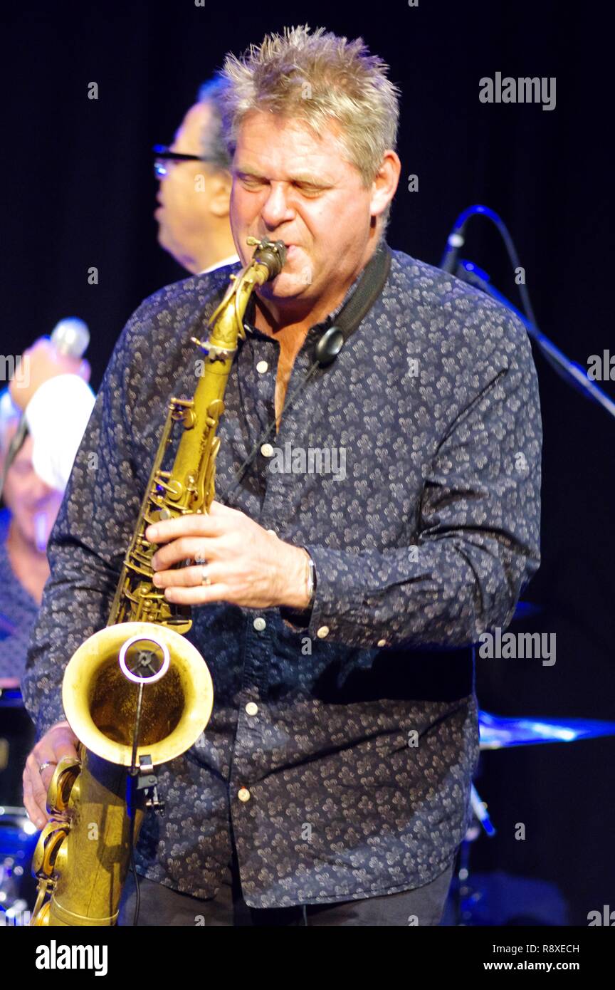 Derek Nash, Hawth, Crawley, West Sussex, 5 Oct 2018. Creator: Brian O ...