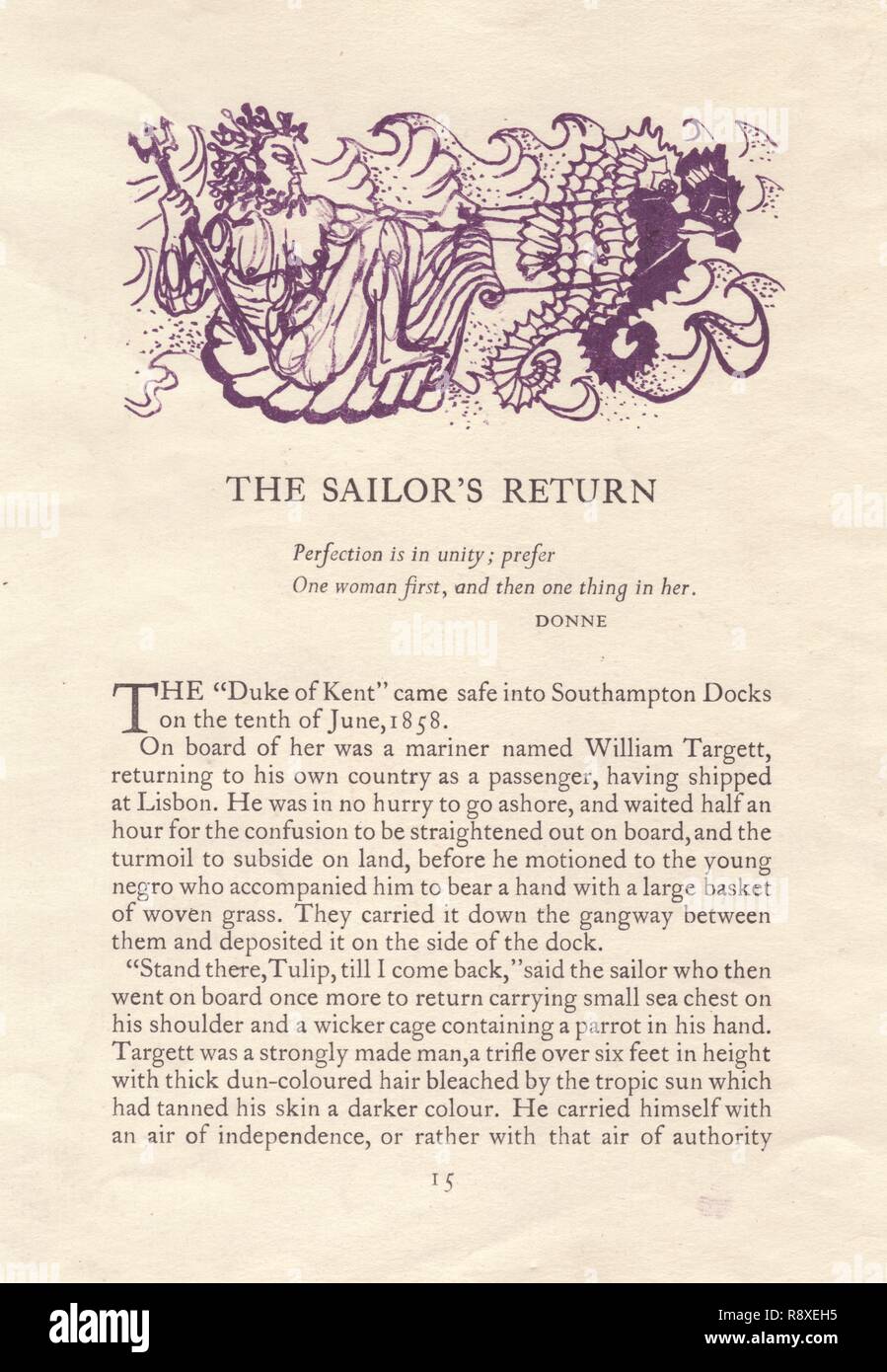 The sailor’s return hi-res stock photography and images - Alamy