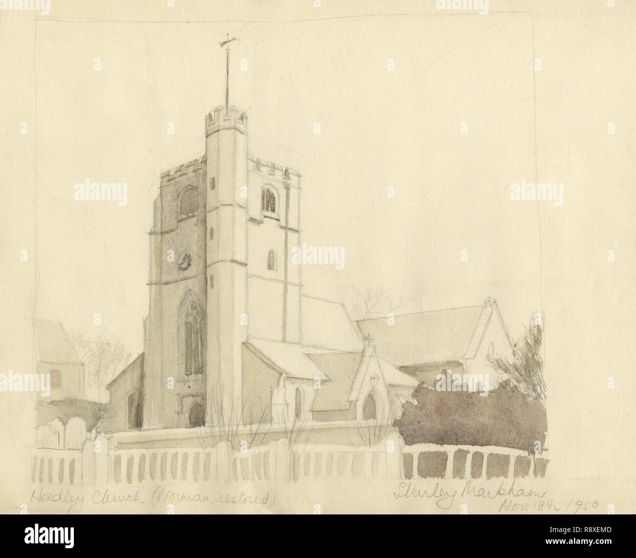 Monken hadley church hi-res stock photography and images - Alamy